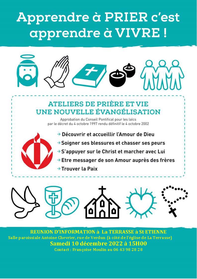 Présentation des Ateliers de Prière et Vie - Diocèse de Saint-Étienne