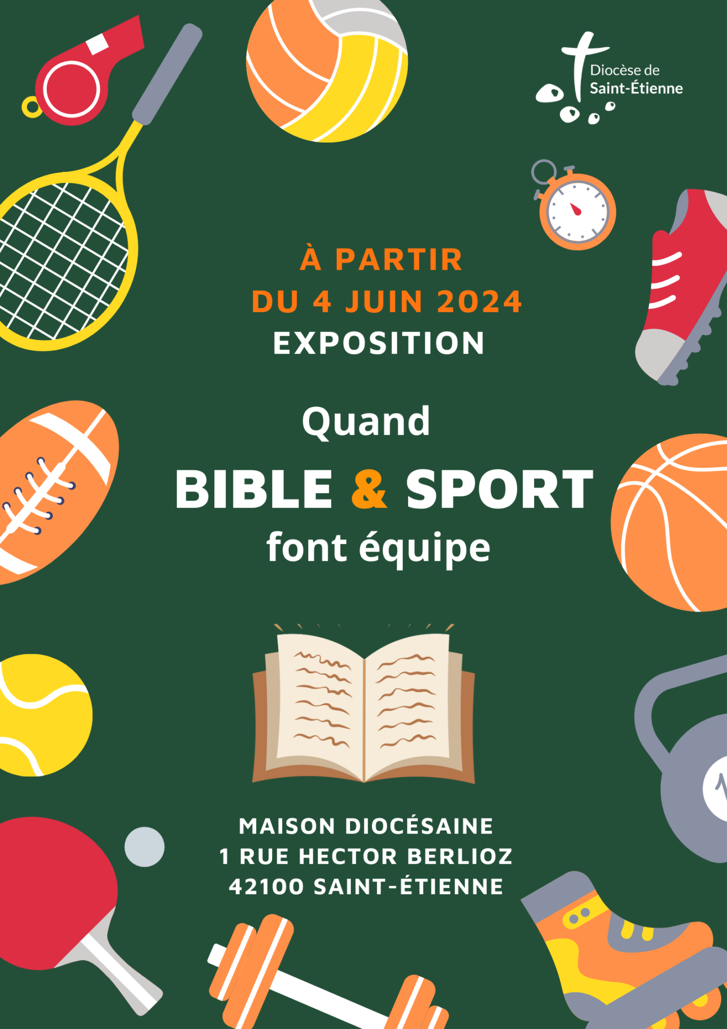 Exposition : Quand Bible et Sport font équipe - Diocèse de Saint-Étienne